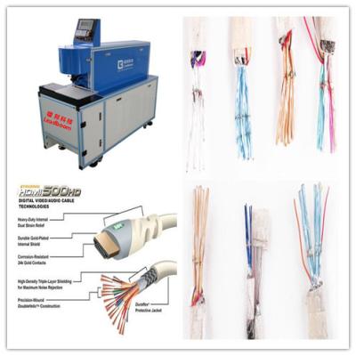 China Electrical 60W Cable Stripping Machine , Wire Cutting And Stripping Machine for sale