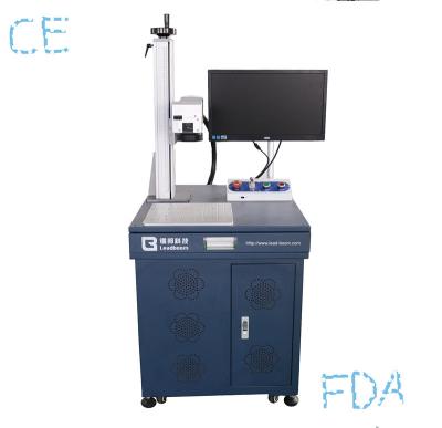 China Air Cooling 10W Fiber Laser Marking Machine On Marbles ,  Laser Engraving Machine for sale