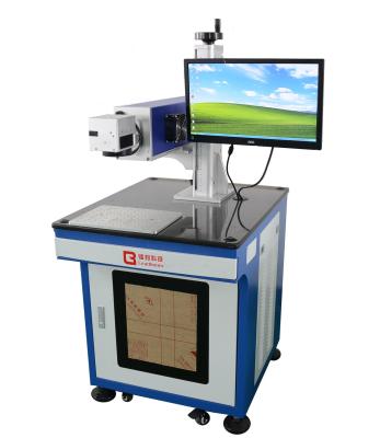 China Paper Box Laser Marking Machine Wooden Craft Leather Plastic Bottle Bamboo for sale