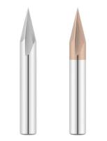 China Carbide V Slot 3F Spot Drills Chamfering End MIll for sale