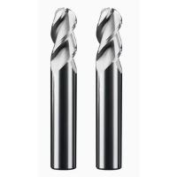 China Carbide Ball Nose End Mill 3 Flute Polished for sale