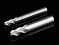 China Carbide Ball Nose End Mill 3 Flute Polished for sale