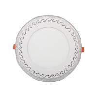 China Simple Double Color Commercial Led Ceiling Panel Light With Aluminum Housing for sale
