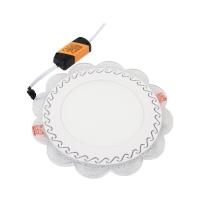 China OEM ODM Flat Panel LED Lights RGB Glass Flower Bubble Design for sale