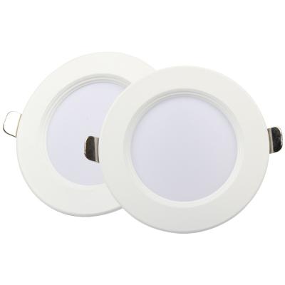 China Round Aluminum Plastic Trimless Fire Rated Led Downlight OEM  4000K for sale