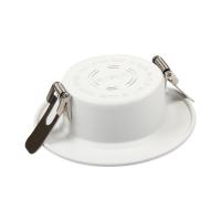 China Round Aluminum Plastic Trimless Fire Rated Led Downlight OEM  4000K for sale
