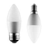 China RoHS Aluminium Candle Indoor LED Light Bulbs flame retardant for sale