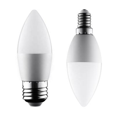 China RoHS Aluminium Candle Indoor LED Light Bulbs flame retardant for sale