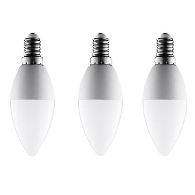 China 3/5/7/9W Dimmable Indoor LED Light Bulbs Candle Shape Aluminum for sale