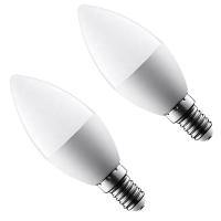 China 3/5/7/9W Dimmable Indoor LED Light Bulbs Candle Shape Aluminum for sale