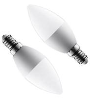 China 3/5/7/9W Dimmable Indoor LED Light Bulbs Candle Shape Aluminum for sale
