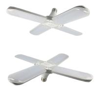 China Foldable Fan 4 Leaf Blade LED Lights 45W 75W Eco Friendly Durable for sale