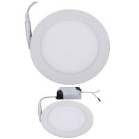 China Indoor Recessed 6W Flat Panel LED Lights Frameless Aluminium Housing for sale
