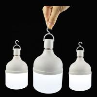 China Ultralight E27 Indoor Emergency T Bulb , Anti Glare Rechargeable Bulb For Home for sale