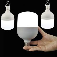 China Ultralight E27 Indoor Emergency T Bulb , Anti Glare Rechargeable Bulb For Home for sale