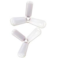 China AC 85-265V LED Three Leaf Lamp , Ultraportable Fan Blade LED Light for sale