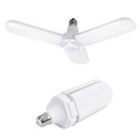 China Deformable 65W Fan 4 Blade LED Light 360 Degree Anti Glare For Garage for sale