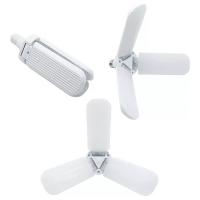 China Deformable Foldable Blade LED Lights Bulb 3 Leaves 83.5x78x240mm for sale