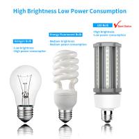 China Aluminum Glass LED Corn Cob Light Bulbs Remote Control For Warehouse for sale