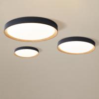 China Dimmable IP20 Indoor LED Ceiling Lights Wooden Frame Anti Glare for sale