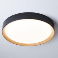 China Dimmable IP20 Indoor LED Ceiling Lights Wooden Frame Anti Glare for sale