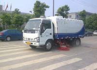 China Road Sweeper Truck XZJ5060TSL for water spray, sweep road / pavement, suction and automatic unload the the garbage for sale