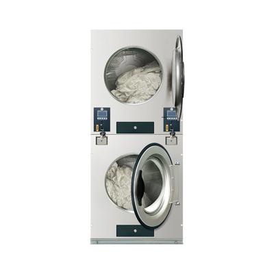 China High Capacity Double-Decker Coin Laundry Dryer | Fast Drying  for Hotel/Gym/Factory for sale