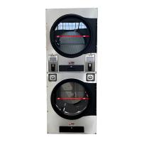 China New Style Stacked Coin-Operated Washer & Dryer Combo - Commercial Laundry Solution for sale