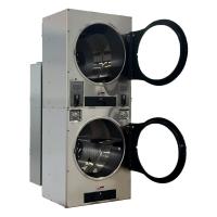 China New Style Stacked Coin-Operated Washer & Dryer Combo - Commercial Laundry Solution for sale