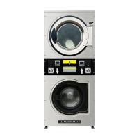 China Heavy-Duty Stacked Washing Machine & Dryer - Commercial 220/380V System for Textile Factories for sale
