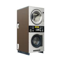 China Heavy-Duty Stacked Washing Machine & Dryer - Commercial 220/380V System for Textile Factories for sale