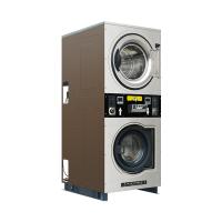 China Smart Commercial Laundry Machine Stainless Steel Drum Fast Drying & Washing Accepts Coin/Card/App Payment for sale