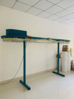China Big Space Suitable 406 Hanging Points Conveyor Belt Garment Conveyor Used Garment Clothes Conveyor Garment Factory for sale