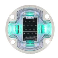 China Aluminum Round Flashing Underground Solar Road Stud For Mark Zones In Road Traffic for sale