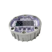 China Diam 143mm Underground Solar Light IP68 Aluminum Shell For Traffic Safety for sale