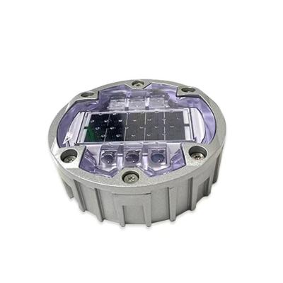 China Diam 143mm Underground Solar Light IP68 Aluminum Shell For Traffic Safety for sale