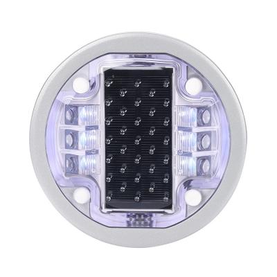 China Aluminum Shell Solar Underground Light Embedded Solar Road Stud Light For Highway Road for sale
