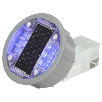 China IP68 Embedded Solar Powered Road Studs Aluminium Shell Underground Solar Light for sale