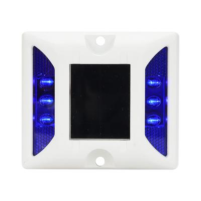 China 125mm LED Road Studs Flexible Bigger Solar Panel Reflective For Road Safety for sale