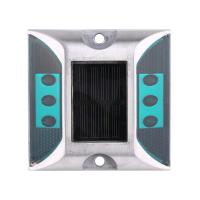 China Colorful Cast Aluminum 800 Meters 5mm Road Safety Studs , Road Marking Studs for sale