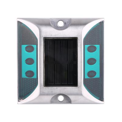 China Colorful Cast Aluminum 800 Meters 5mm Road Safety Studs , Road Marking Studs for sale