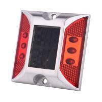 China Colorful Cast Aluminum 800 Meters 5mm Road Safety Studs , Road Marking Studs for sale