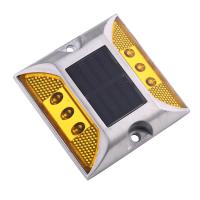 China Colorful Cast Aluminum 800 Meters 5mm Road Safety Studs , Road Marking Studs for sale