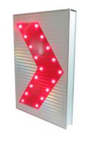 China 65mm Monocrystalline Solar Panel Solar Chevron Sign For Safety for sale