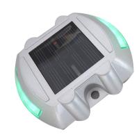 China RoHS Approve White Horseshoe Shaped Solar Road Stud Light , Solar Dock Post Lights for sale