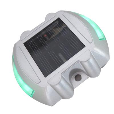 China RoHS Approve White Horseshoe Shaped Solar Road Stud Light , Solar Dock Post Lights for sale