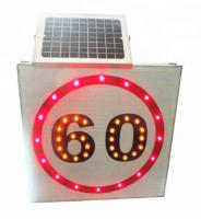 China CE Approvel 1000 Meters Speed Limit Ahead Sign High Luminance for sale