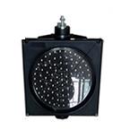 China Easy Installation Yellow 300mm Single Amber Traffic Light With CE for sale
