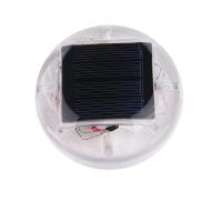 China White Flashing 12000mcd Solar Powered Road Studs , Motorway Cat Eyes for sale