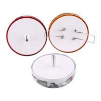 China 5 Colors IP68 Waterproof 84mm Round Solar Powered Road Studs For Park for sale